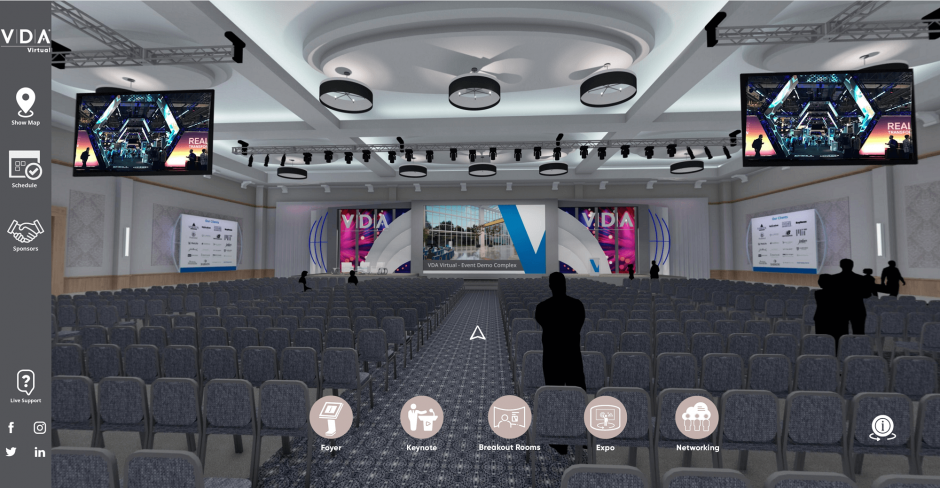 Hybrid Events & 3D Virtual Event Platform - VDA Experiential Marketing